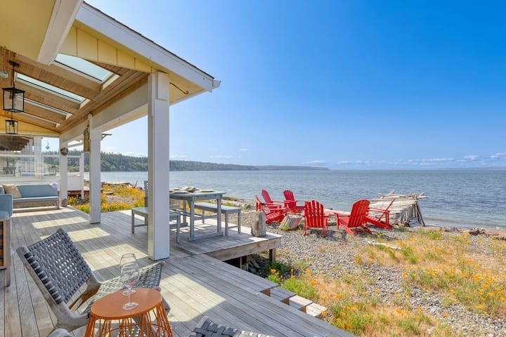 3br Beachfront Escape With Gas Grill And Firepit - Port Townsend, WA