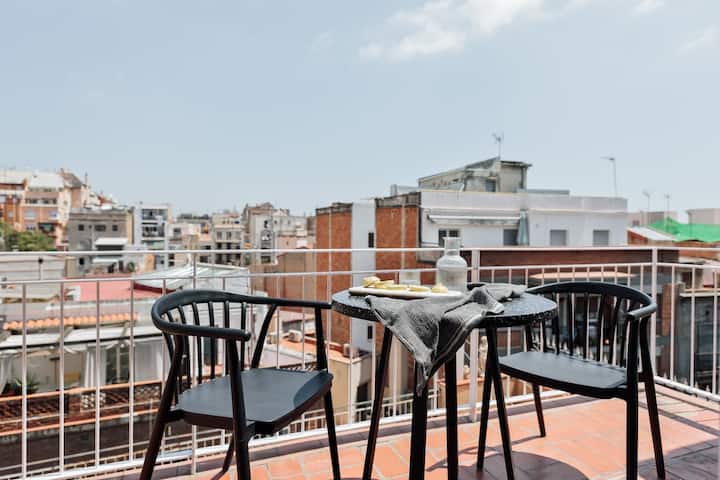 Itza - 3 Bedrooms And Office And Terrace In Gràcia - Barcelona