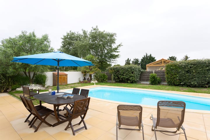 Jolie Villa Avec Terrasse + Piscine - Saint-Jean-de-Monts