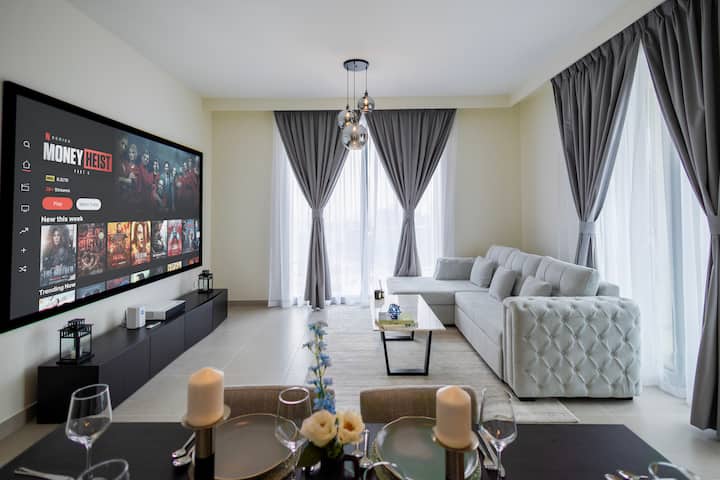 Sleeps 8! Private Cinema & World Island Views! - Dubaï