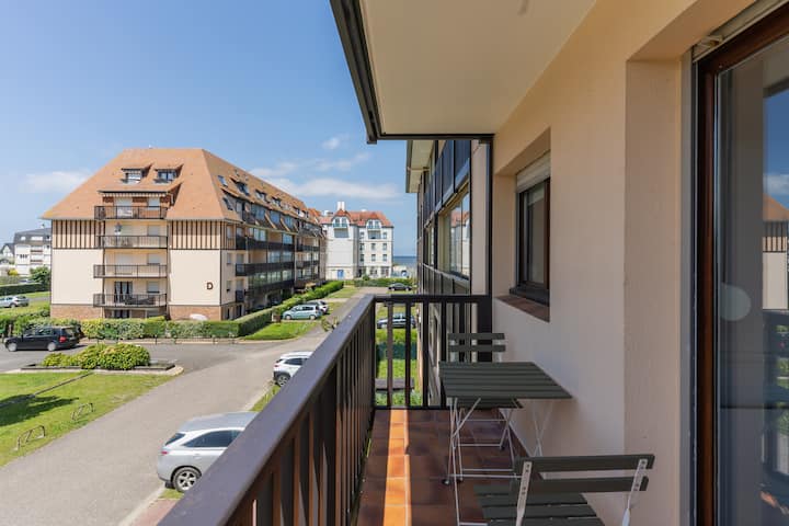 Le Cosy Du Grand Cap - Appt Avec Balcon Vue Mer - Villers-sur-Mer