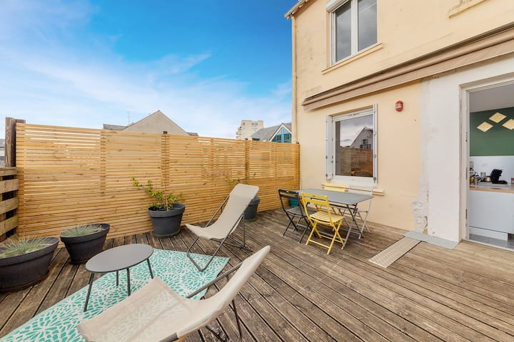 Le Calypso - Proche Centre - Terrasse Et Parking - Vannes