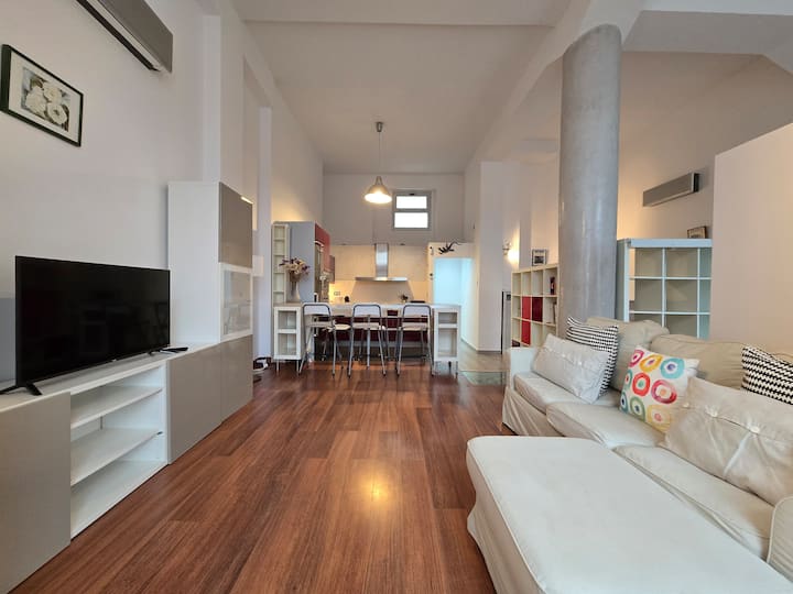 Loft Moderno Sant Simó | 1' To The Beach - Mataró