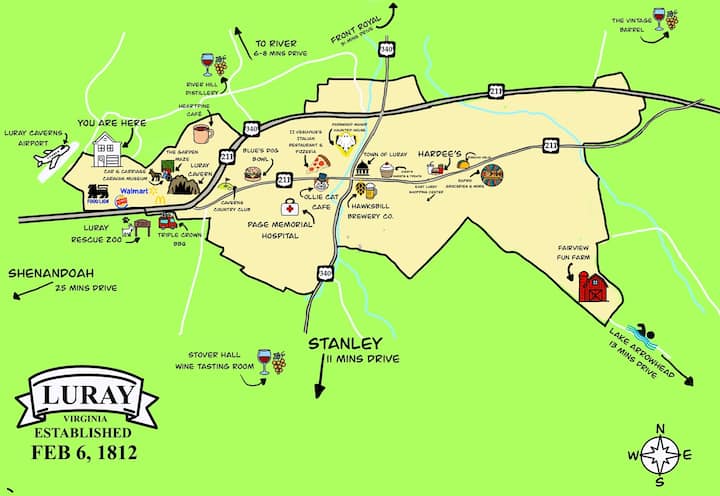 Peaceful Mountain Hideout | Luray Charm - Luray, VA