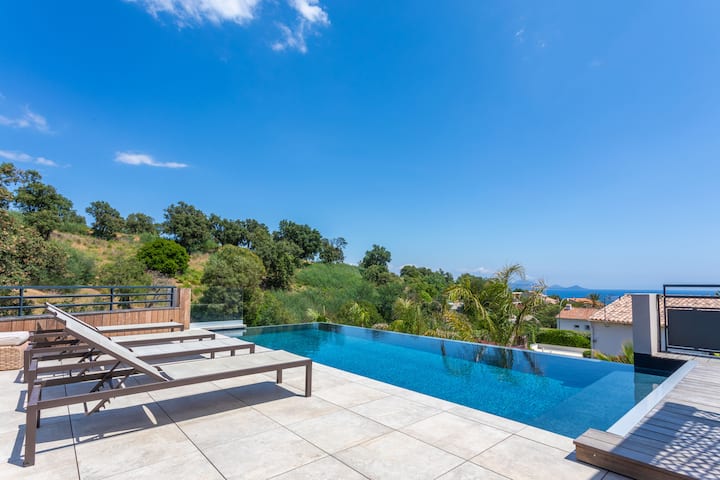 Villa Belenos Piscine Vue Mer - Roquebrune-sur-Argens
