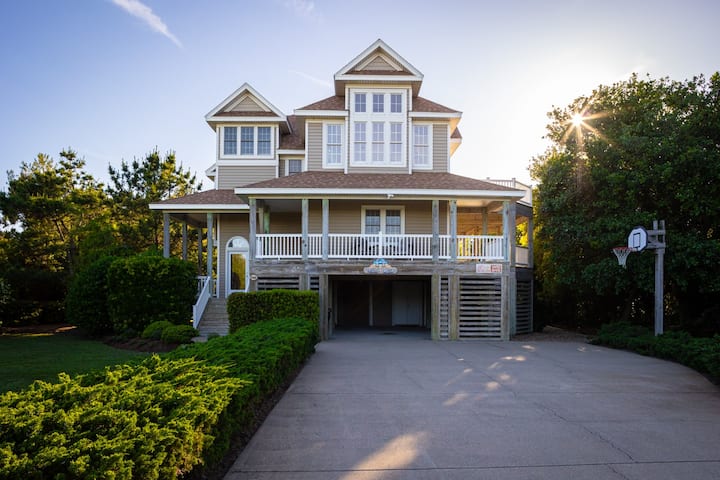 Steps To Beach, Private Pool, Spa & Spacious Yard - Corolla, NC