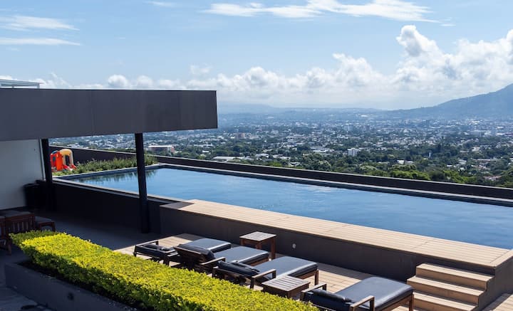 Exclusive Apt. W/rooftop Pool In Esa - サン・サルバドル