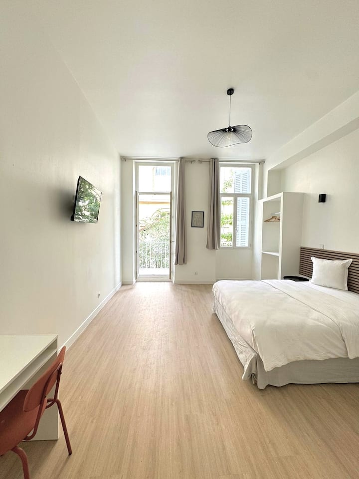 Chambre Double Avec Balcon - Maison Senac - Marsiglia
