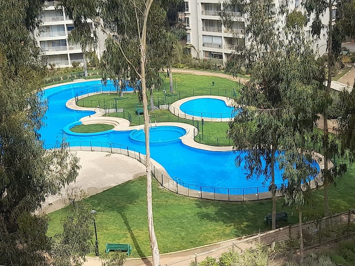 Apartment In Quiet Condominium, Algarrobo - Algarrobo