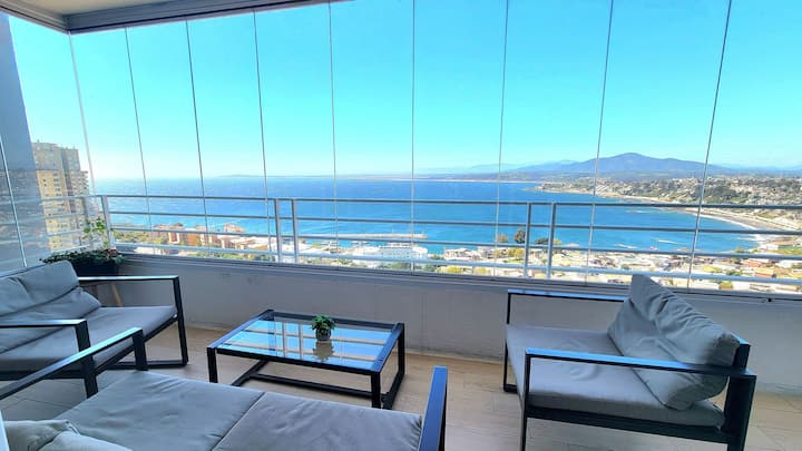 Apartment With Beautiful View In Costa De Montemar - Concón