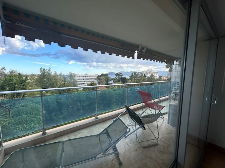 A078 Bel Appartement Spacieux Avec Piscine Et Vue - Mandelieu-La Napoule