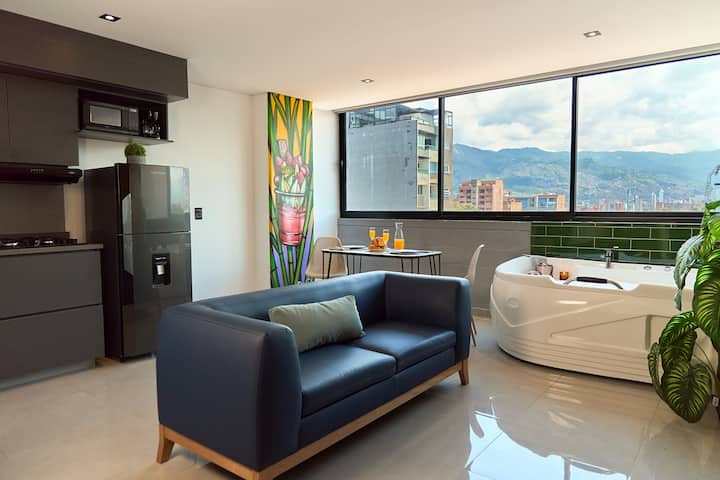 Luxury Aparta-suite Stadio | Jacuzzi | Rosa Negra - Medellín