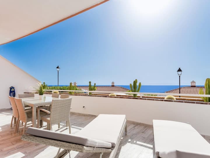 1713.sunset,ocean View Terrace,heated Pool - Adeje