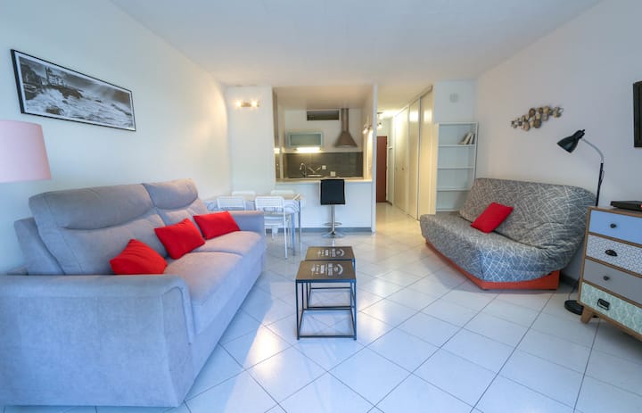 Studio à Antibes Avec Clim Terrasse Piscine - 안티베