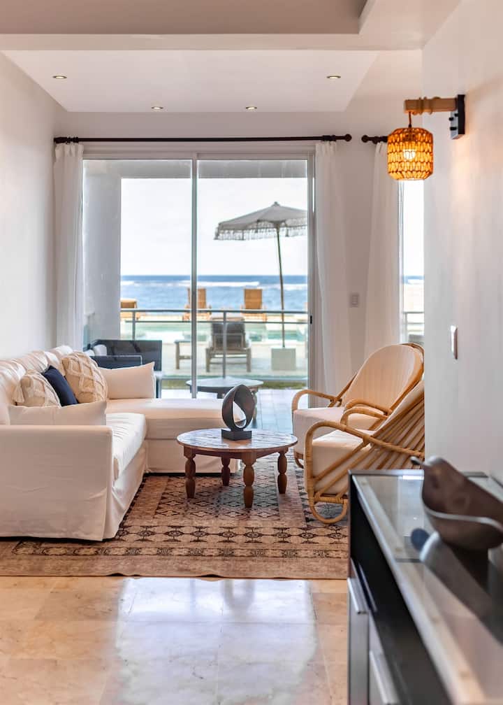 Oceanfront | King Bed, Pool & Ac 102 - Dominican Republic