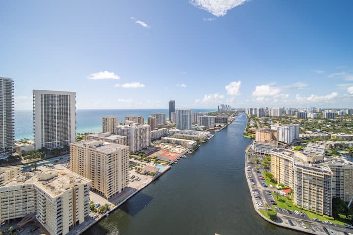 1 Ch Avec Piscine & Plage à Miami Beach - Hallandale Beach, FL
