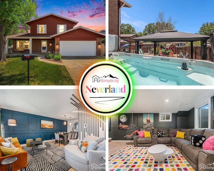Ultimate Family Pool Home W/ Game & Theater Room - Golden, CO