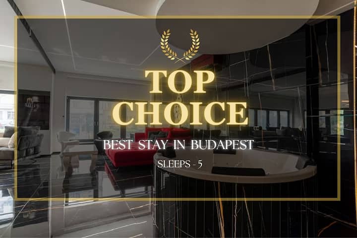 Unique Designer Oasis In The City Centre ~ Jacuzzi - Budapest