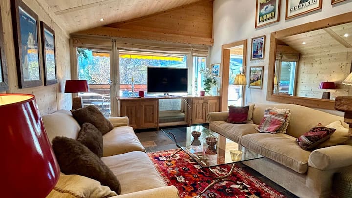 Swiss Alps Delight-cozy High Style Luxurious Flat - Saanen