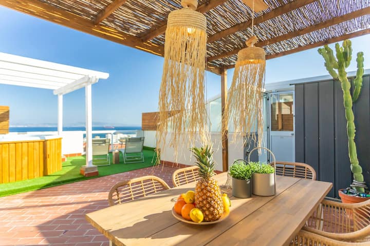 Terrace & Panoramic Views On Sea & Africa - Tarifa