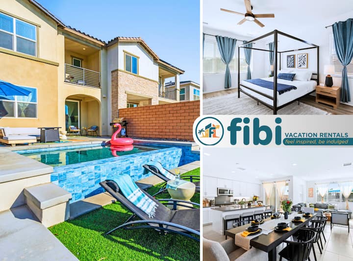 Luxe Lakefront Villa: Views, Heated Pool & Games - Indio, CA
