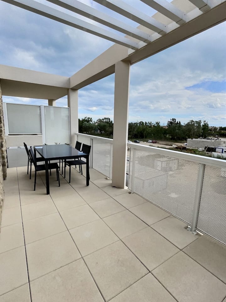 Loggia Verde - Récent Studio à 450m De La Mer Dans - Sérignan
