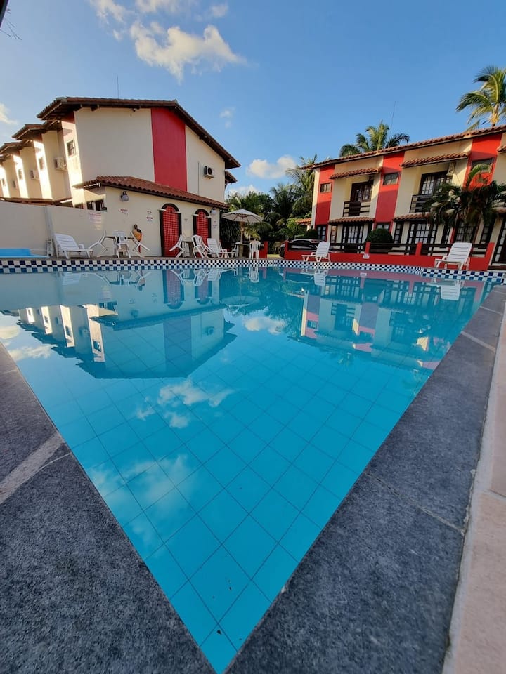 C/2 Suítes, Piscina, Sauna A 80m Praia Taperapuã - Porto Seguro