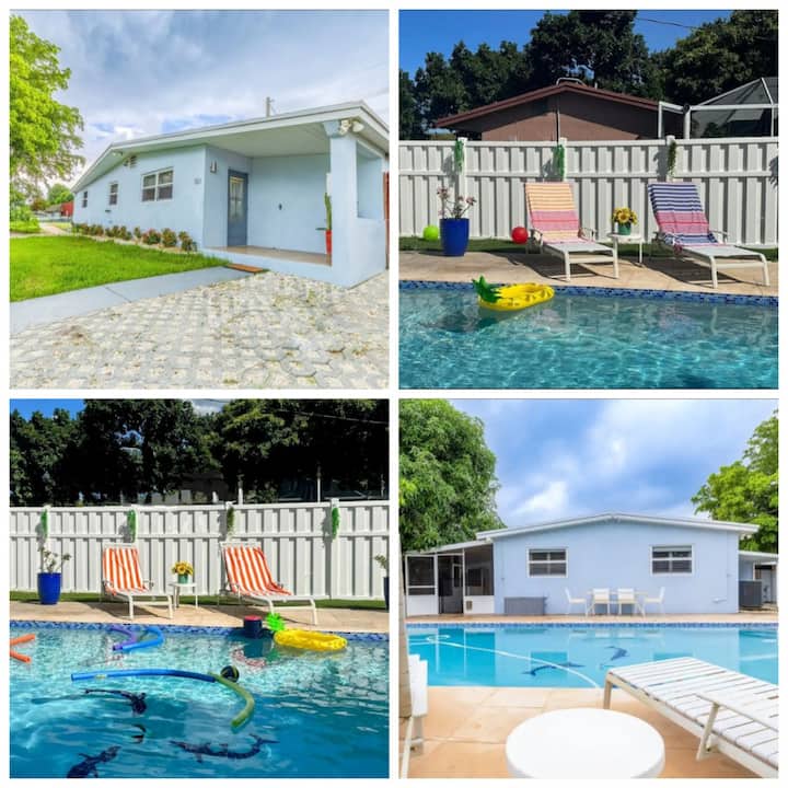 Relaxing Retreat 2br Oasis W/ Pool And Outdoor Bbq - Pembroke Pines, FL