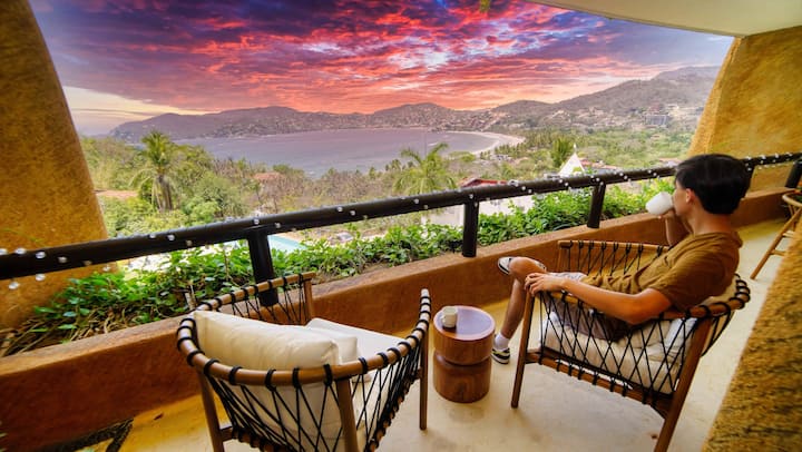 Luxury Oceanfront Retreat At Armadillo Villas - Zihuatanejo