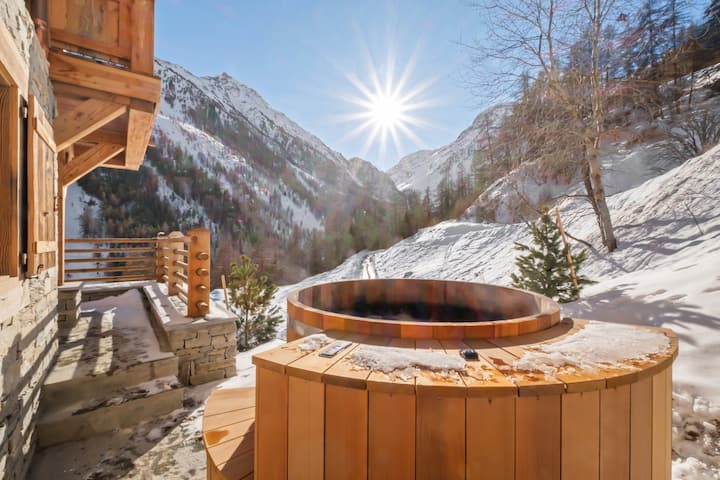 Magnifique Appartement Au Chalet Larchwood Grime - Zinal