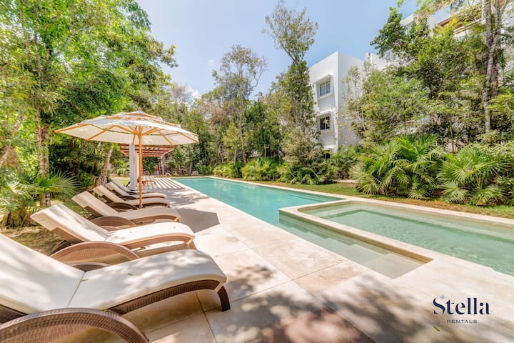 Tao Penthouse, Private Rooftop Spatub, Pool Onsite - Tulum