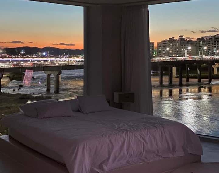 힐링뷰 객실, B룸 수영장미온수 별도50,000원 현장결제 필수 - Andong-si