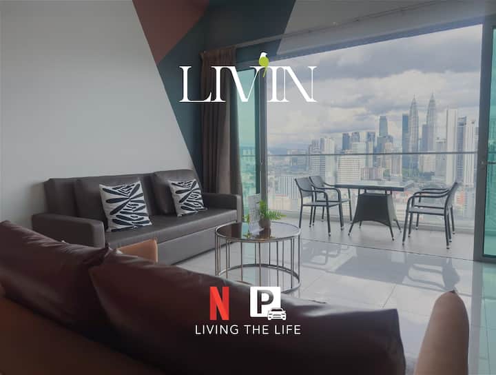 22 Kl City 2bedroom With Balcony Klcc View & Pools - Kuala Lumpur