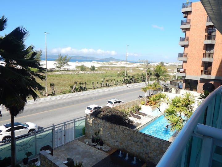 Vista Incrível Para O Mar - Apto 2 Quartos Com áRea De Lazer Completa - Mandai - Cabo Frio