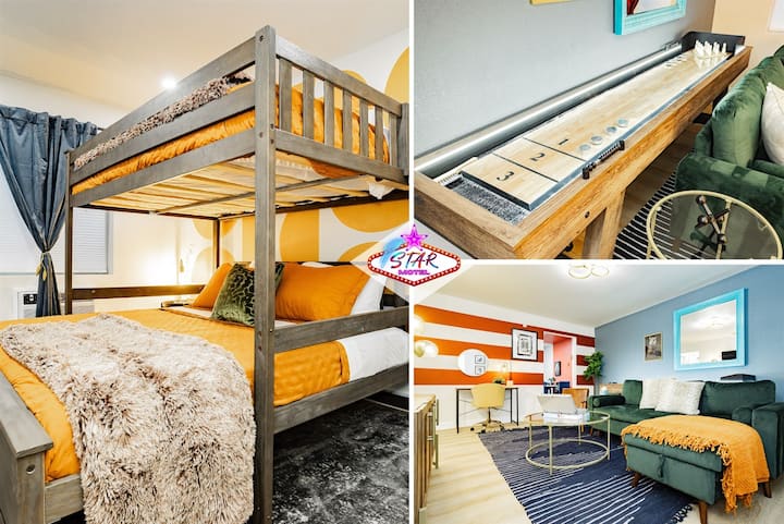 Premier Vegas Suite: Strip View, Workspace & Games - Las Vegas, NV