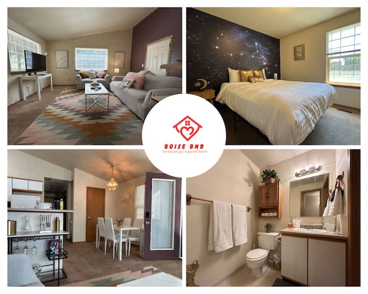King Suite • 2 Private Baths • Mini Bar • Parking - Boise