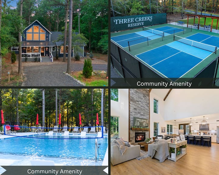 Three Creeks Lodge: Pickleball, Pool, Clubhouse - Broken Bow, OK