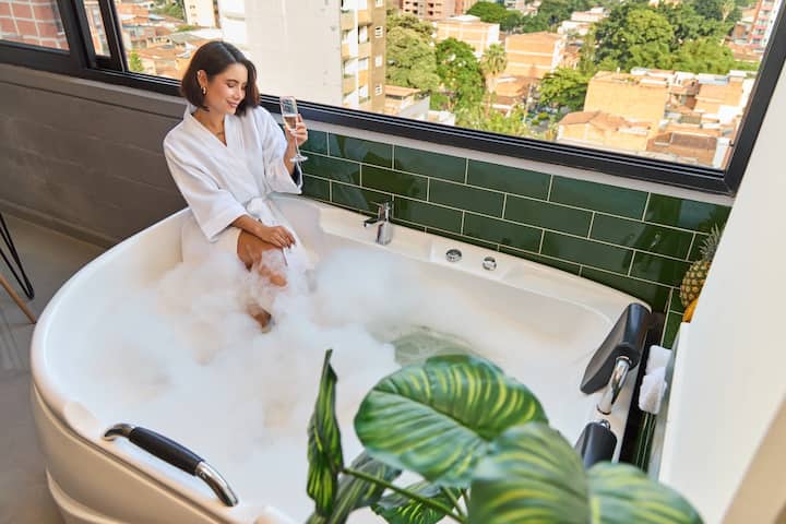 Rosa Negra Suite Near Stadium - Medellín