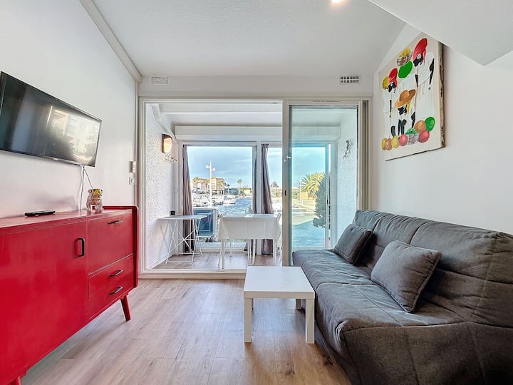Le Barberousse - Appartement Face Au Port - Gruissan