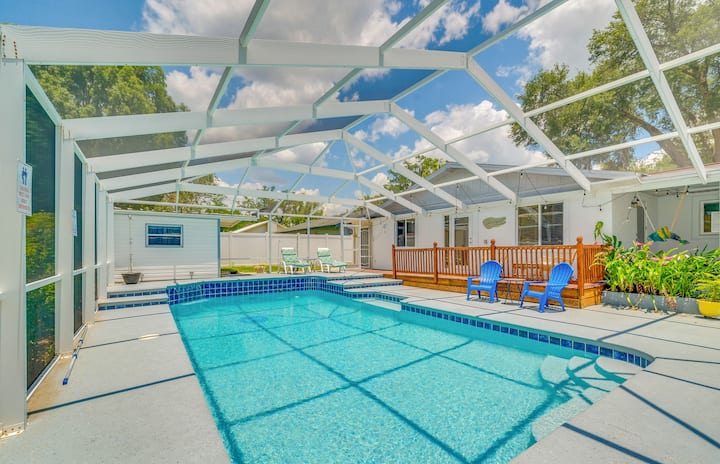 Ocala Retreat W/ Pool, Grill & Yard - Pets Welcome - 奧卡拉