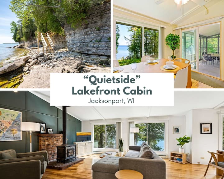 Quietside Lakefront Cabin In Jacksonport - Door County, WI