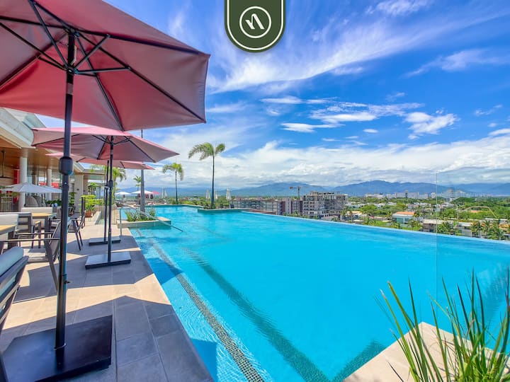 2br Penthouse In Nuevo Vallarta - Terrace - Pool - Nuevo Vallarta