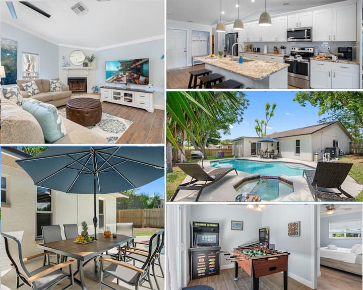 Palm Harbor Oasis: Luxe Spa & Pool Retreat - Palm Harbor, FL