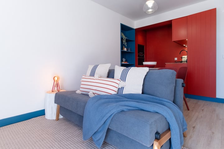 Appartement De Luxe Style Maison De Bateau Vue Mer - Nazaré