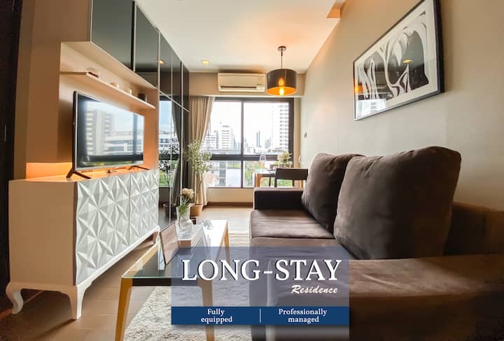 Nearbts • Fully Furnished • Rooftop Pool • Sontana - Bangkok