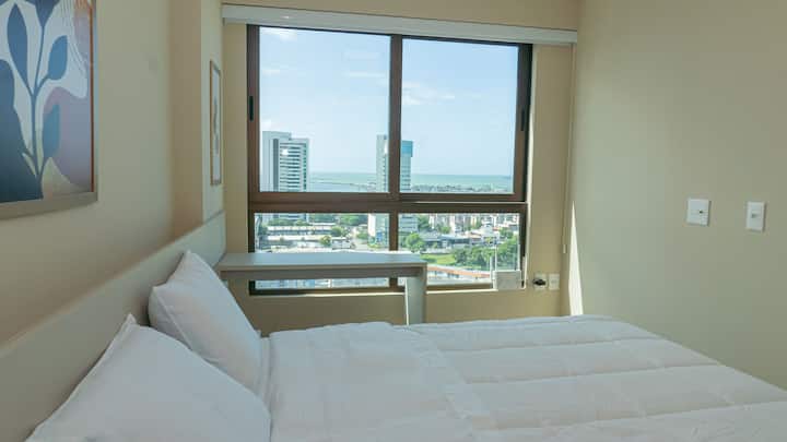 Flat 01 Quarto Parque Shopping Ao Lado Do Rio Mar - Recife