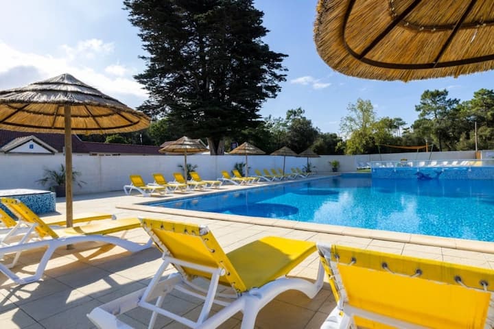 Zecamping 4* Cabane 32m² Piscine - Saint-Jean-de-Monts