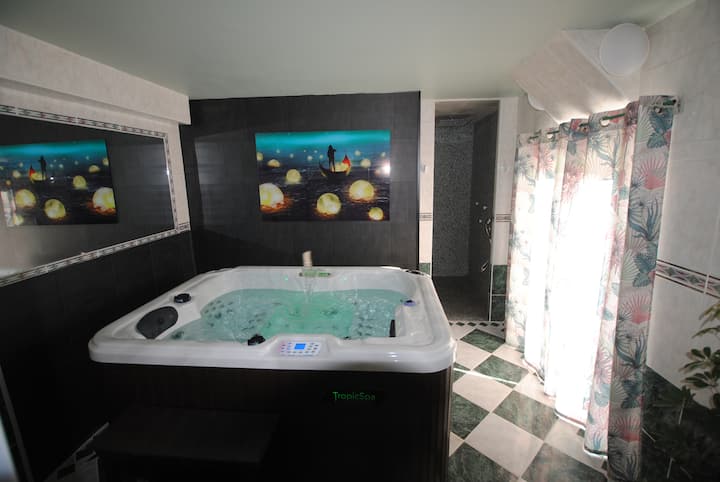 Suite-nénuphar-rez-de-chaussée-spa-privatif - Chaourse