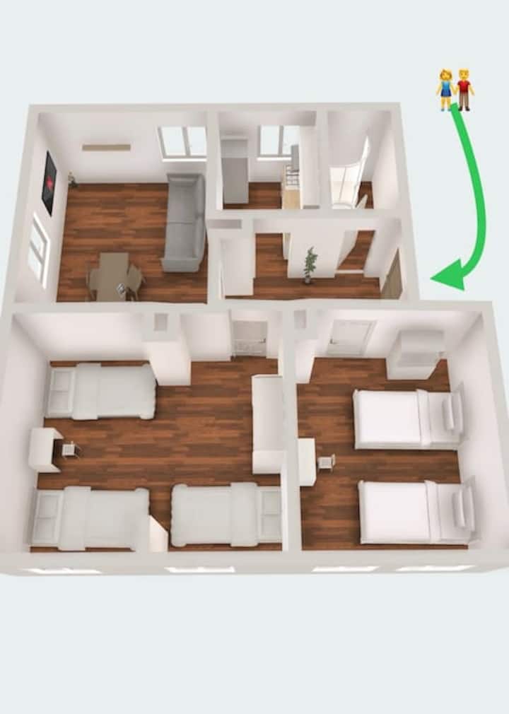 Complete All Inclusive Apartment+netflix - Wilhelmshaven