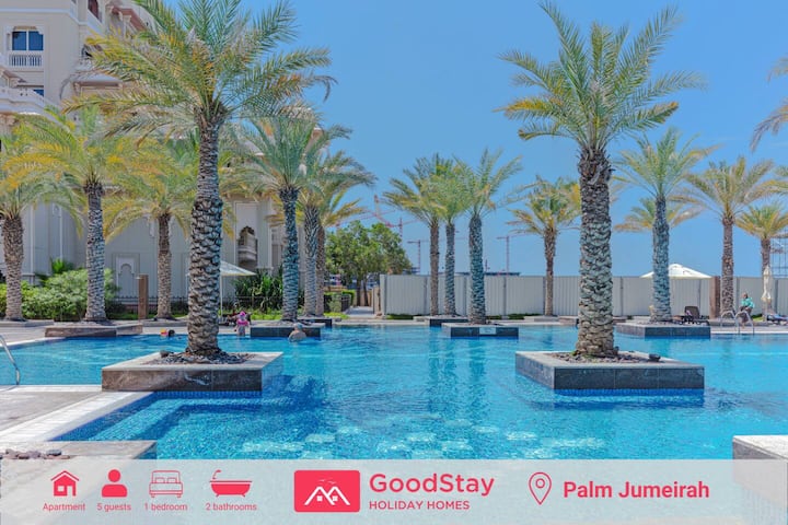 Cozy 1bdr With Private Pool & Beach Access - Dubai